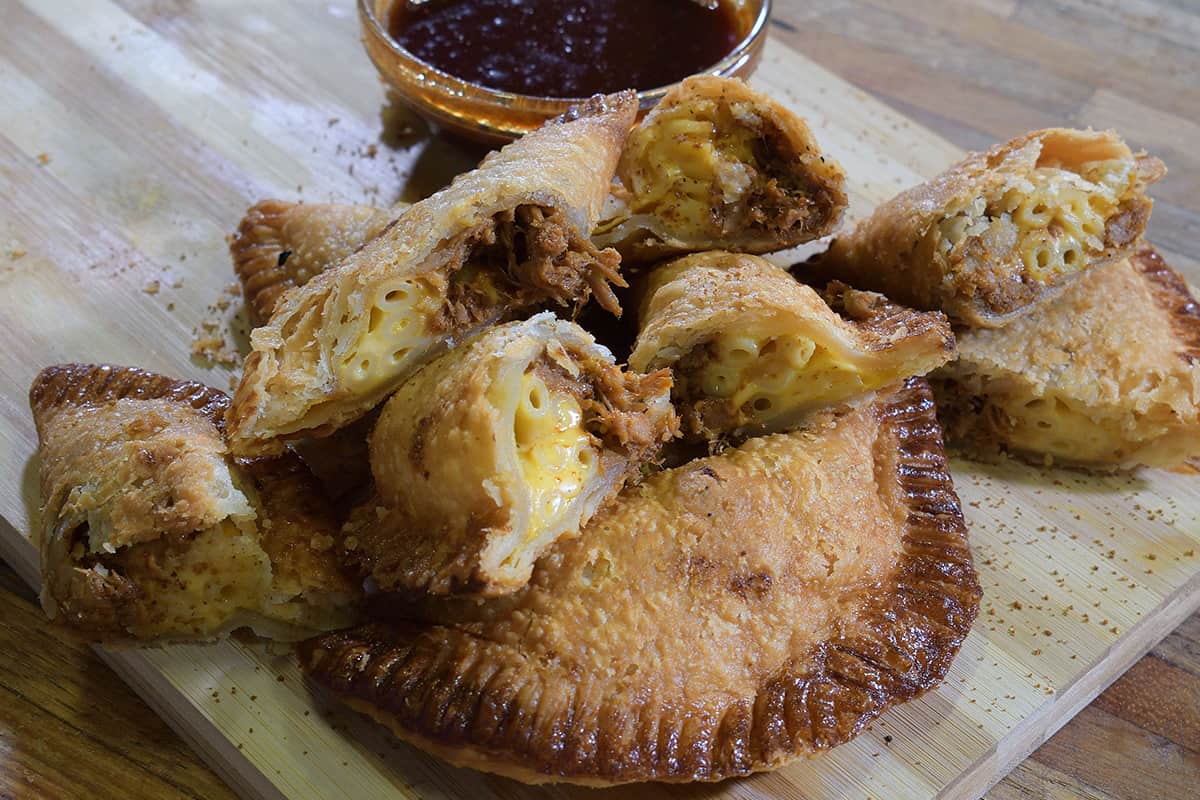 Smoked Pork Mac & Cheese Fried Hand Pies Recipe | Prairie Fresh®